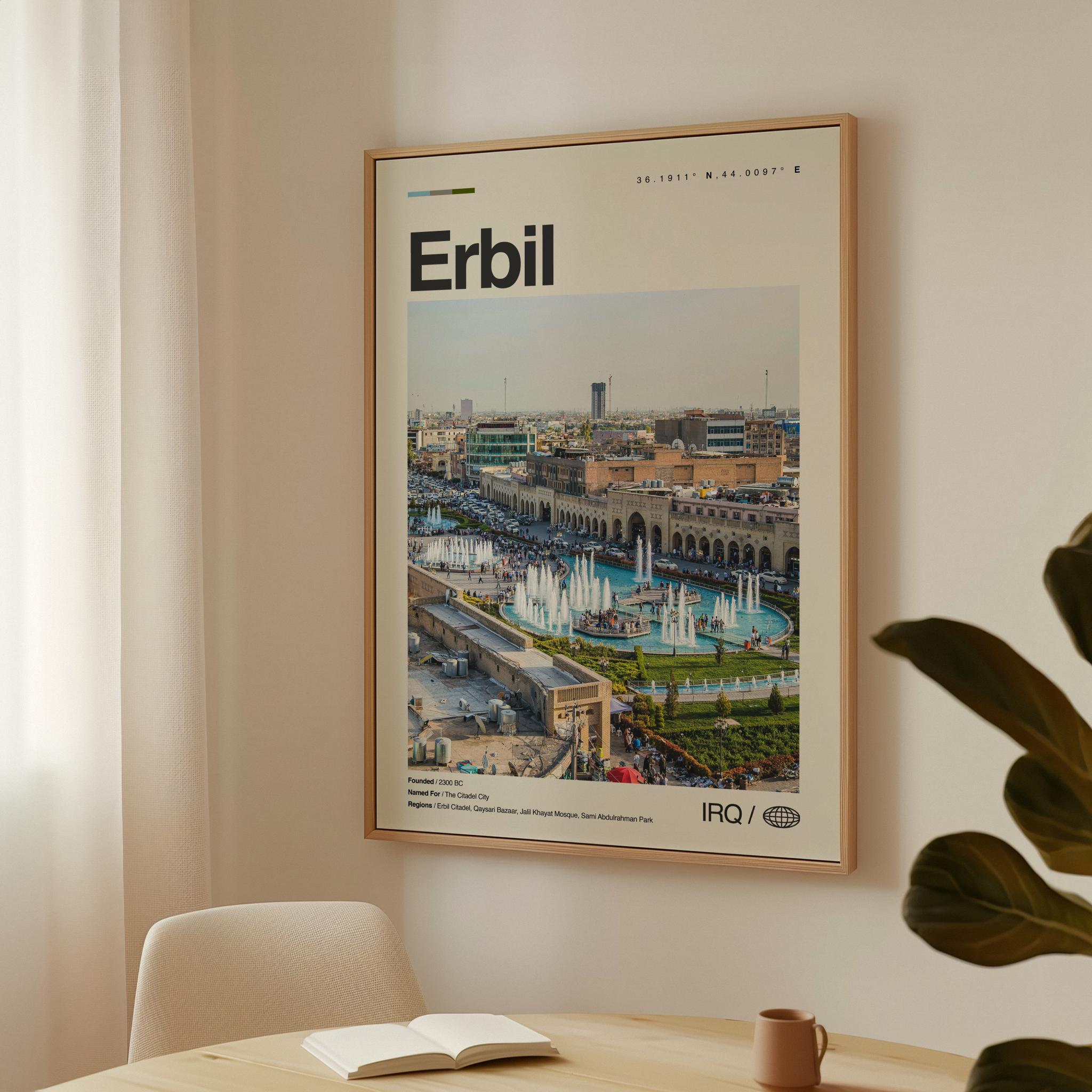 Erbil Print Erbil, Iraq Wall Art, Erbil Poster, Erbil Photo, Erbil ...