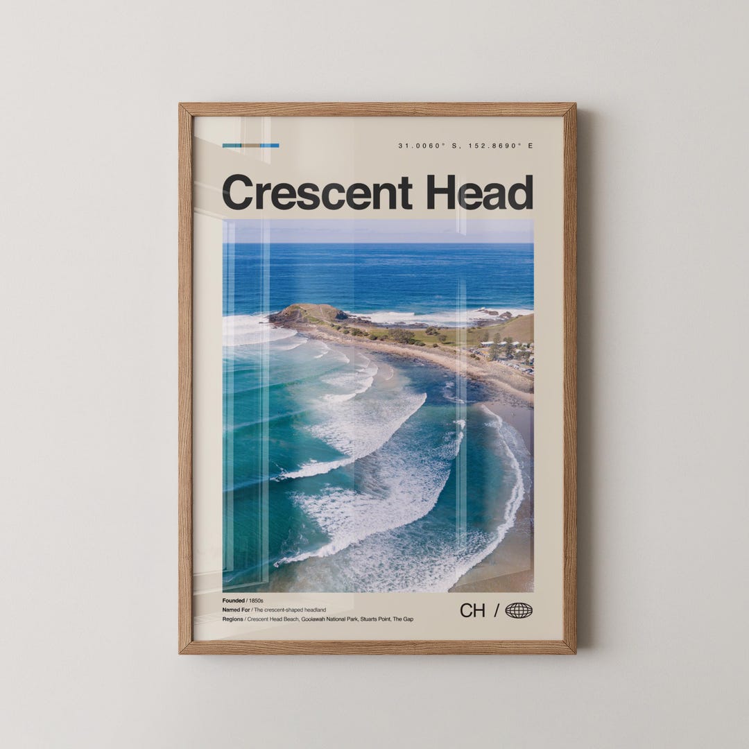 Crescent Head Print, Crescent Head Art, Crescent Head Poster, Crescent ...