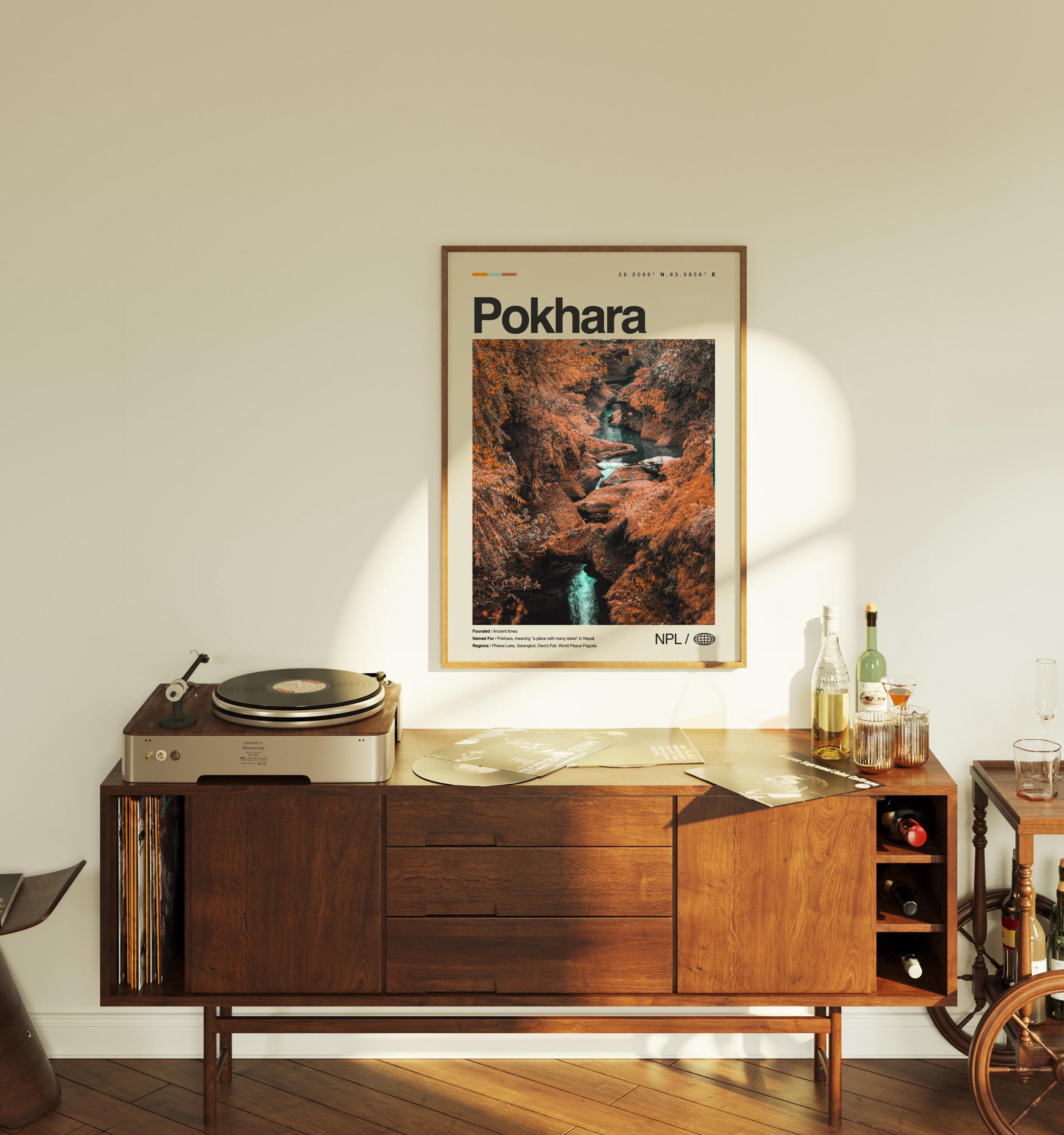 Pokhara Print Nepal, Pokhara Wall Art, Pokhara Poster, Pokhara Photo ...