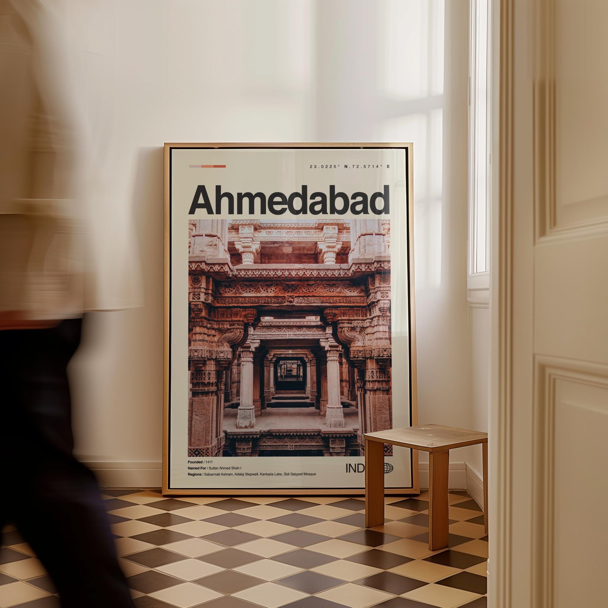 Ahmedabad Print India, Ahmedabad Wall Art, Ahmedabad Poster, Ahmedabad ...