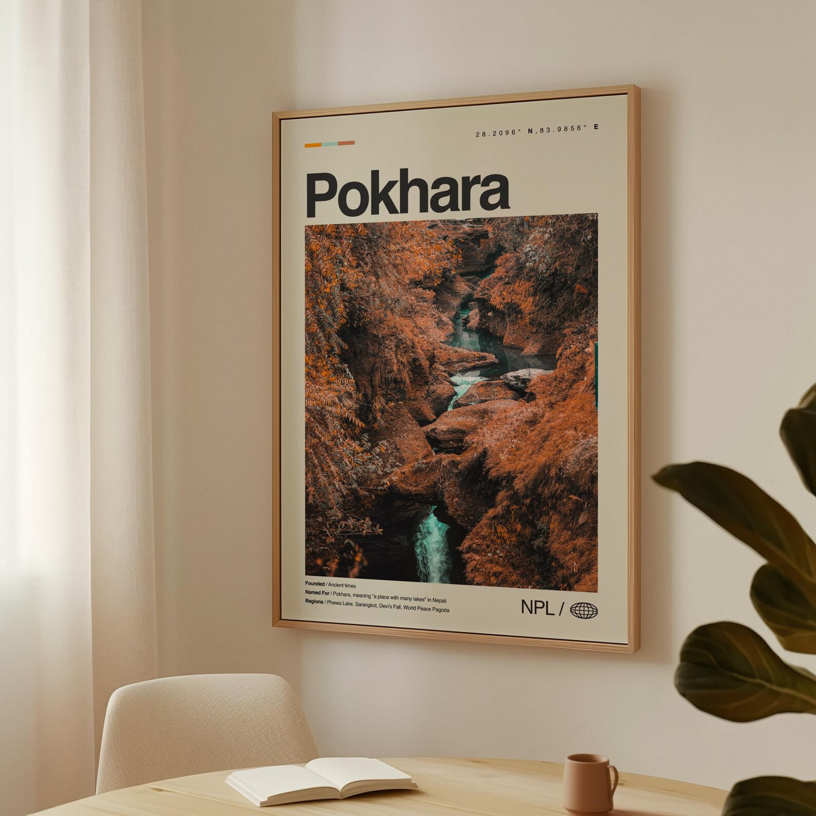 Pokhara Print Nepal, Pokhara Wall Art, Pokhara Poster, Pokhara Photo ...