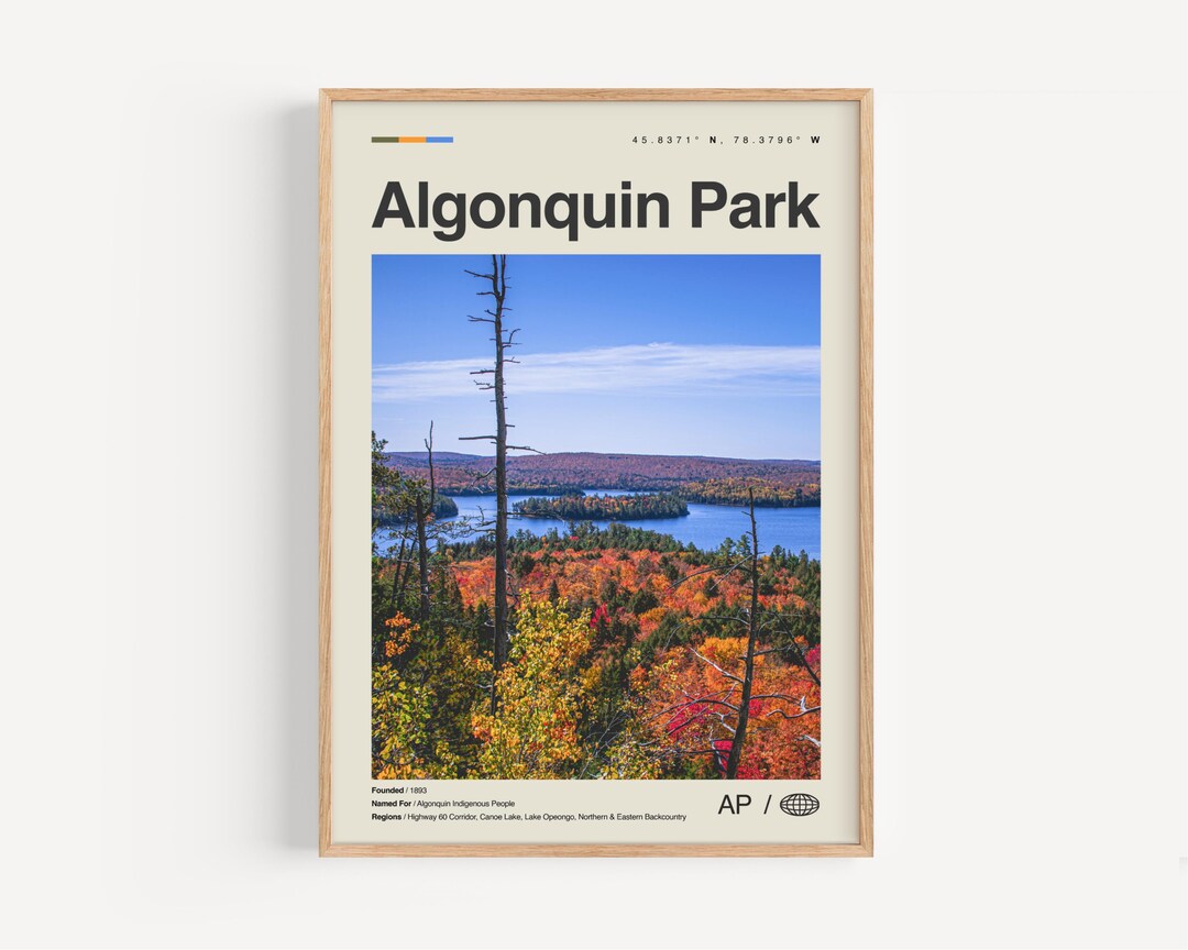 Algonquin Park Print Black and White, Algonquin Park Wall Art ...