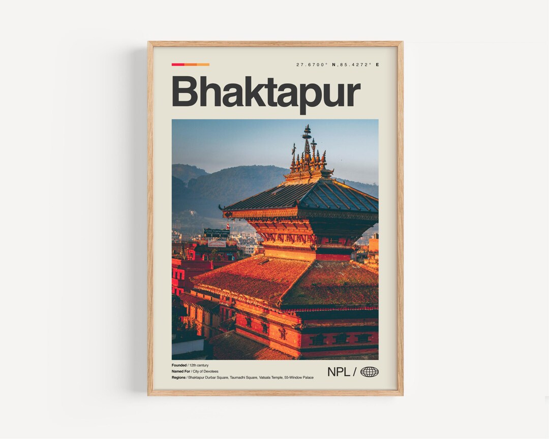 Bhaktapur Print Nepal, Bhaktapur Wall Art, Bhaktapur Poster, Bhaktapur ...