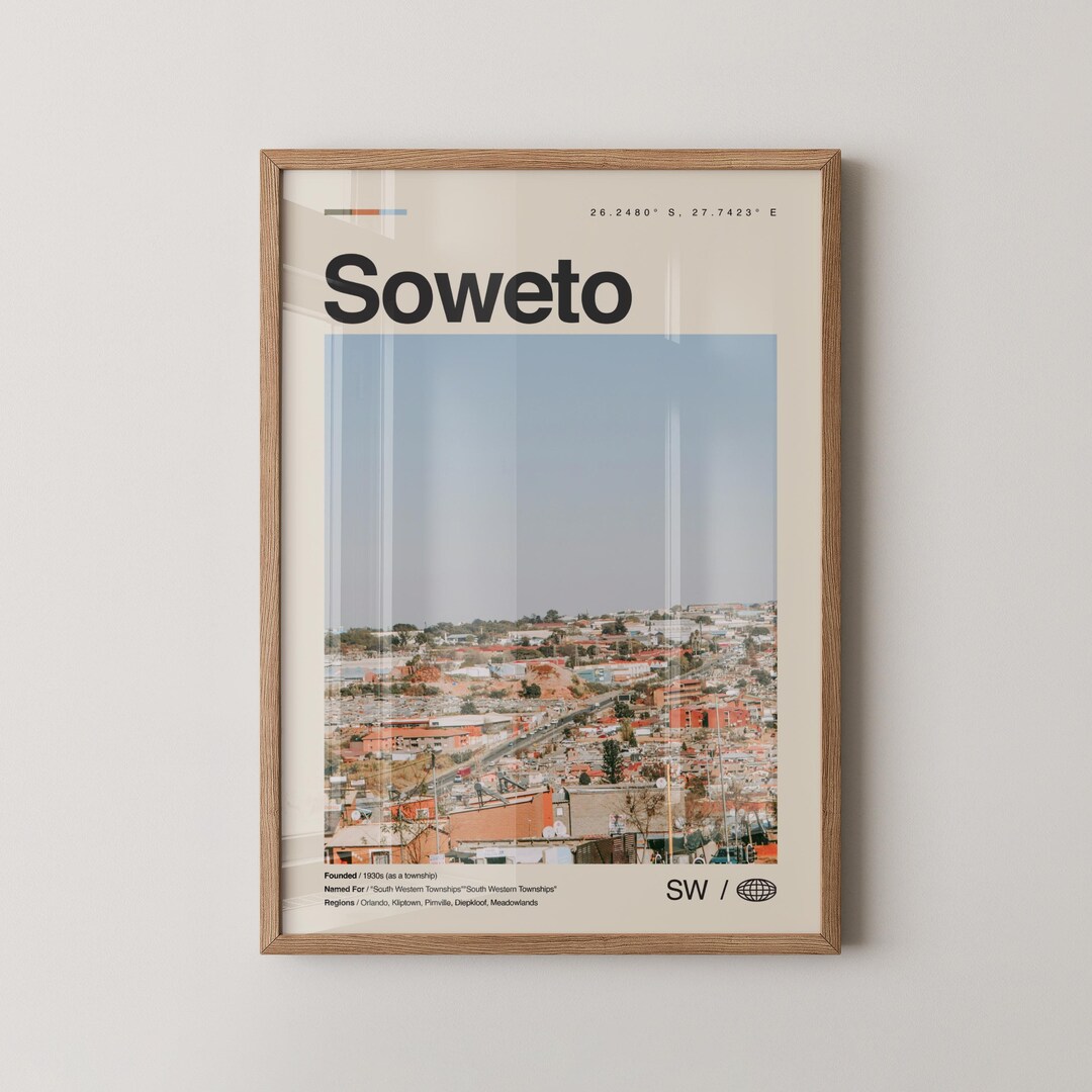 Soweto Print, Soweto Wall Art, Soweto Poster, Soweto Photo, Soweto Wall ...