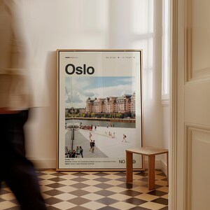 Oslo Print Black and White No 1, Oslo Wall Art, Oslo Poster, Oslo Photo ...