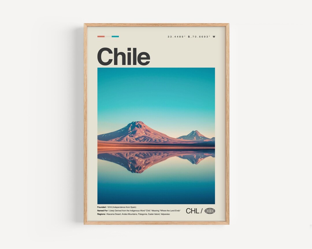 Chile Print, Chile Wall Art, Chile Poster, Chile Photo, Atacama Desert ...
