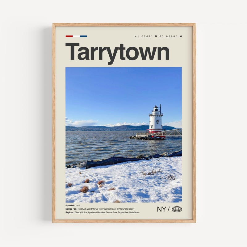 Tarrytown Print - Etsy