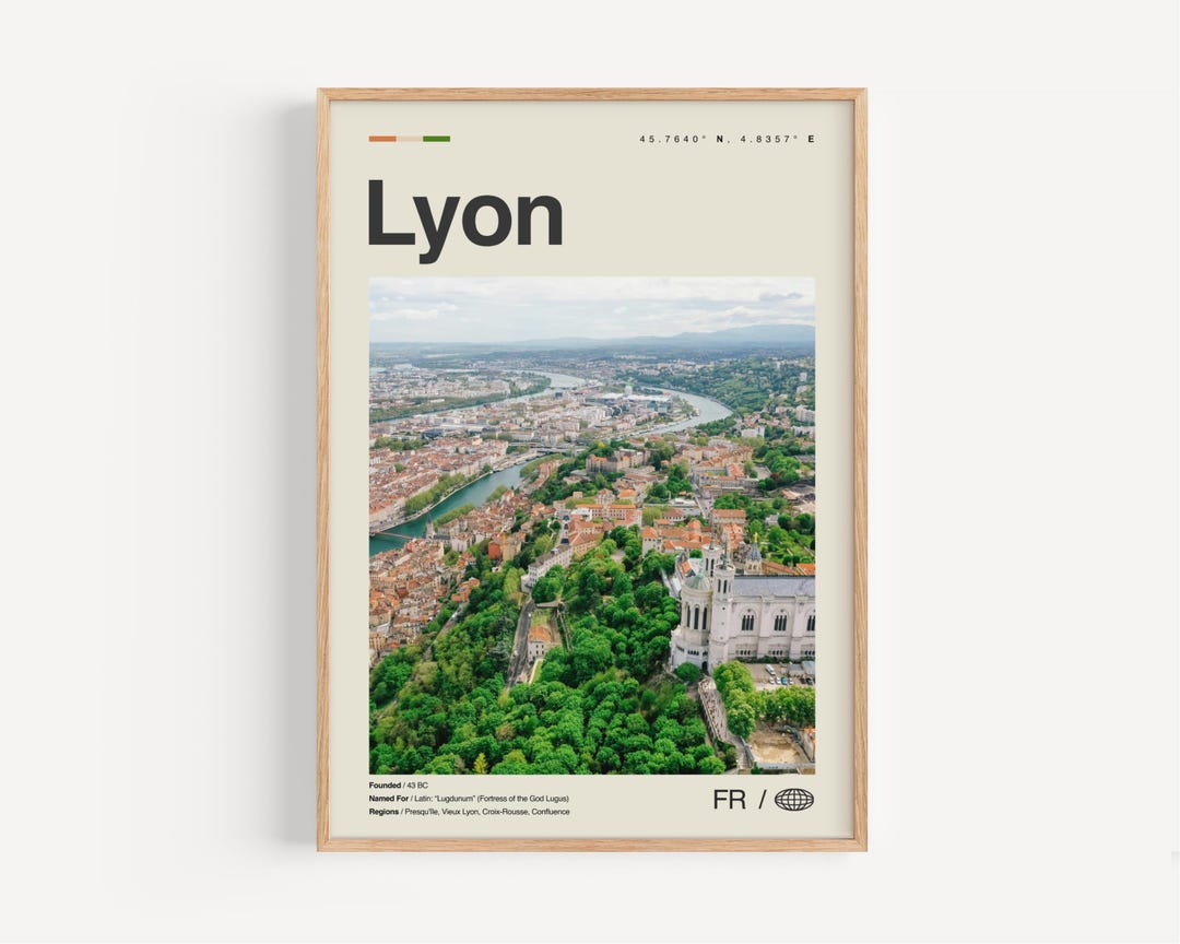 Lyon Print Black and White No 1, Lyon Wall Art, Lyon Poster, Lyon Photo ...