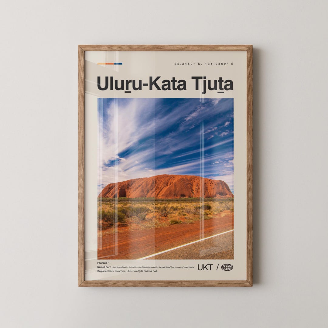Uluru Kata Tjuta Print, Uluru Wall Art, Uluru Poster, Uluru Photo ...