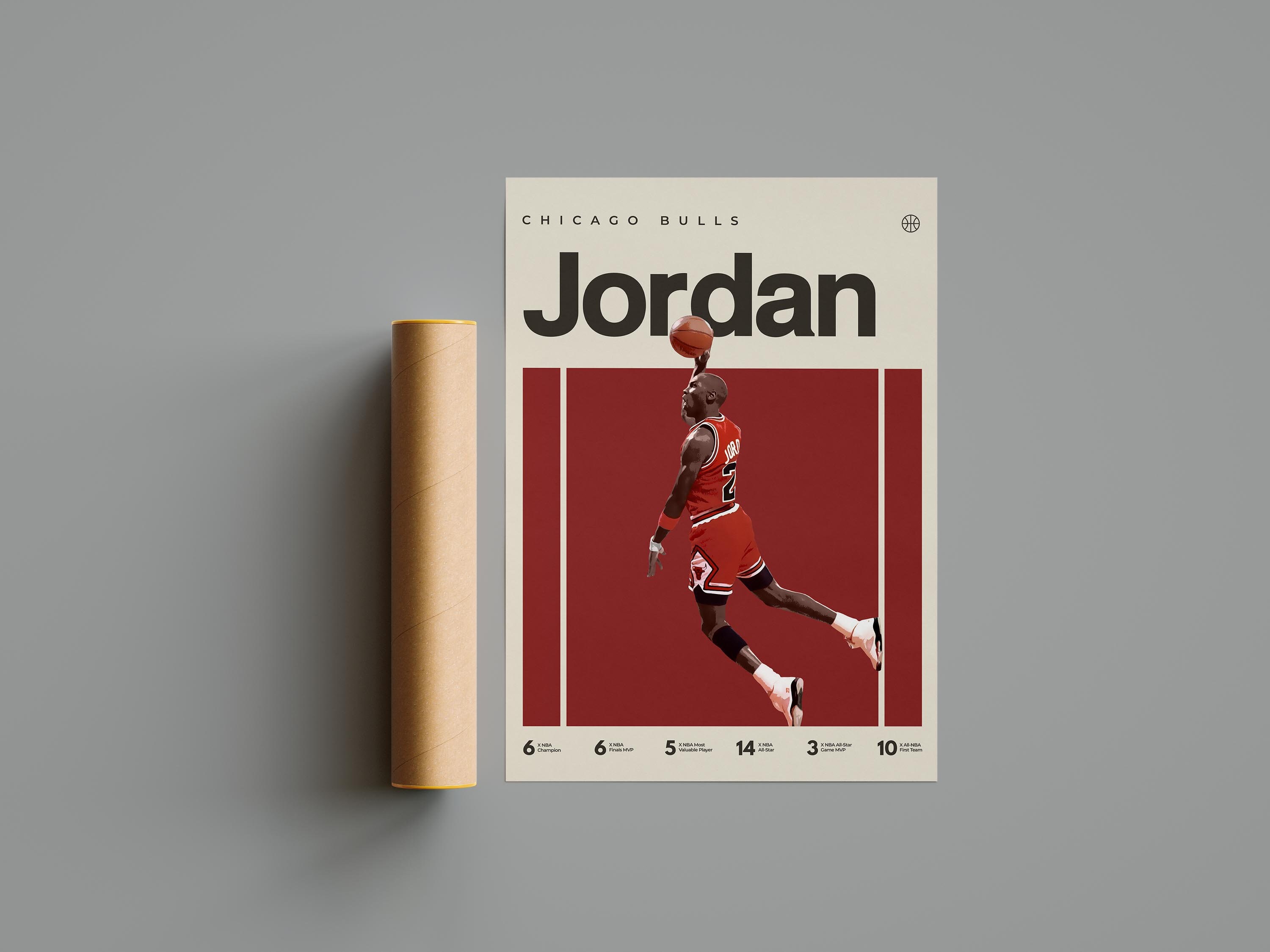 Michael Jordan Inspired Poster Chicago Bulls Art Print - Etsy