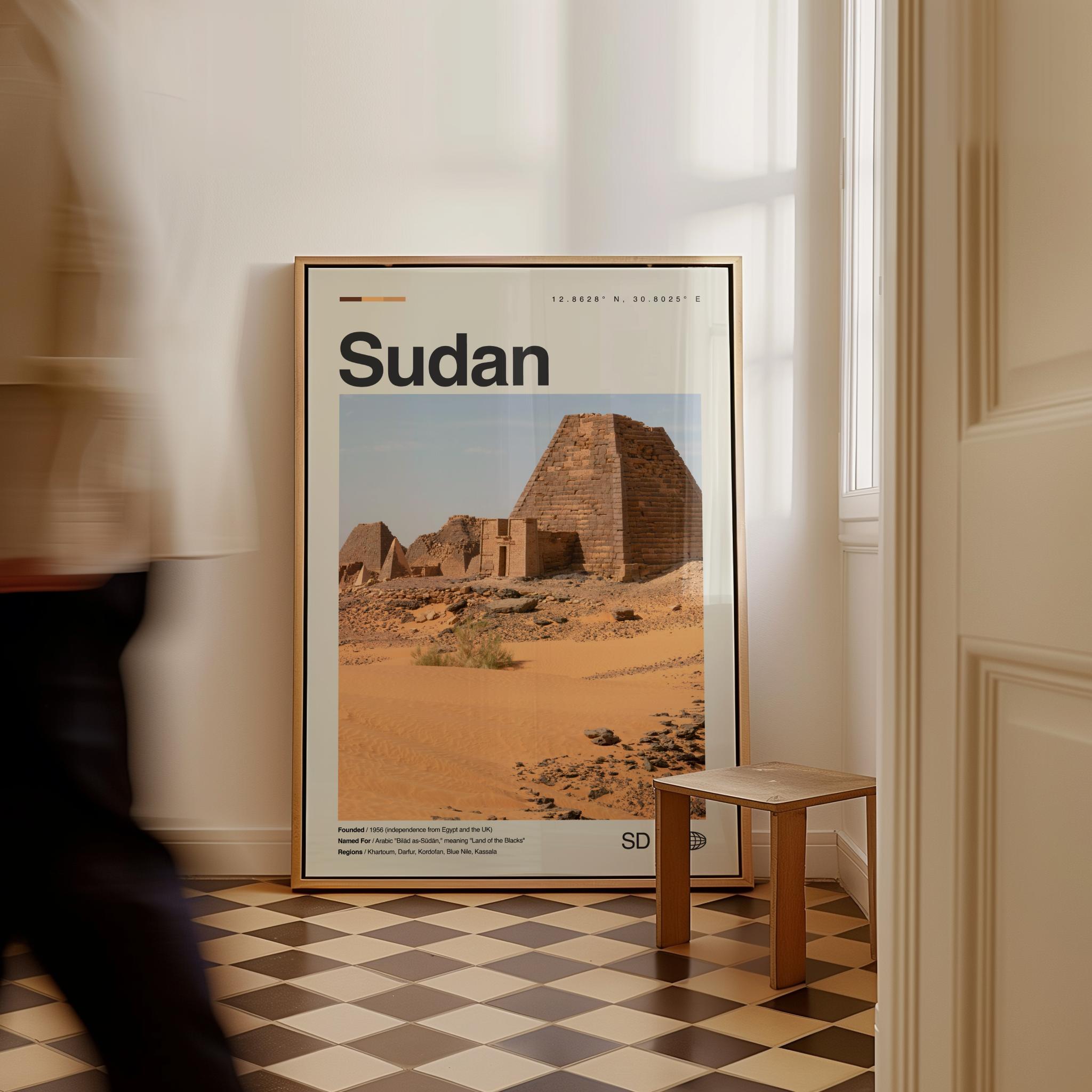 Sudan Print, Sudan Wall Art, Sudan Poster, Sudan Photo, Sudan Wall ...