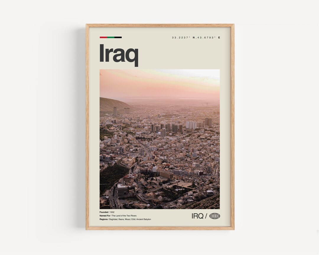 Iraq Print Iraq Wall Art, Iraq Poster, Iraq Photo, Mesopotamian ...