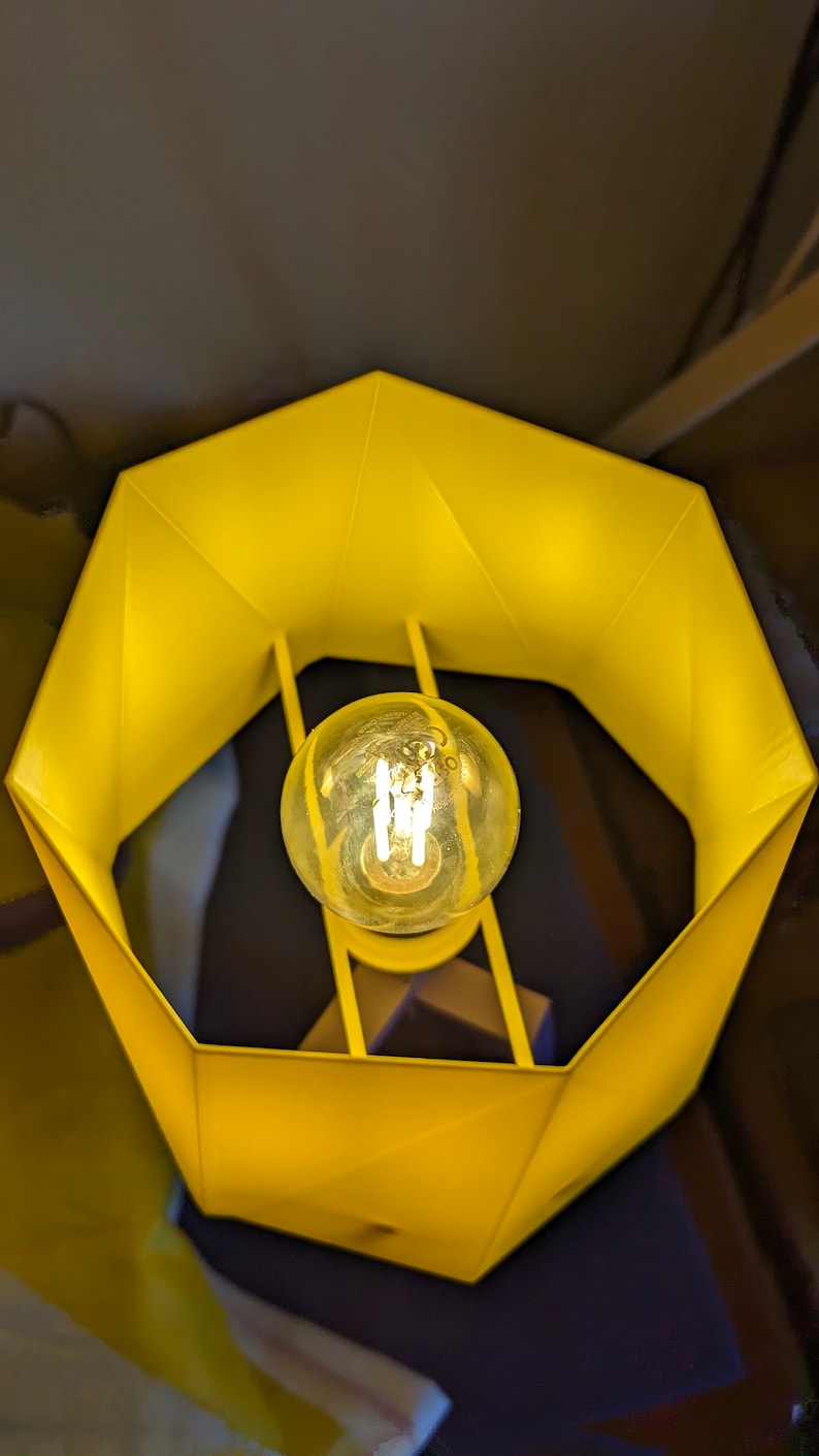 Low Poly Table Lamp: Light up Your Space With Modern 3D Printed Style ...