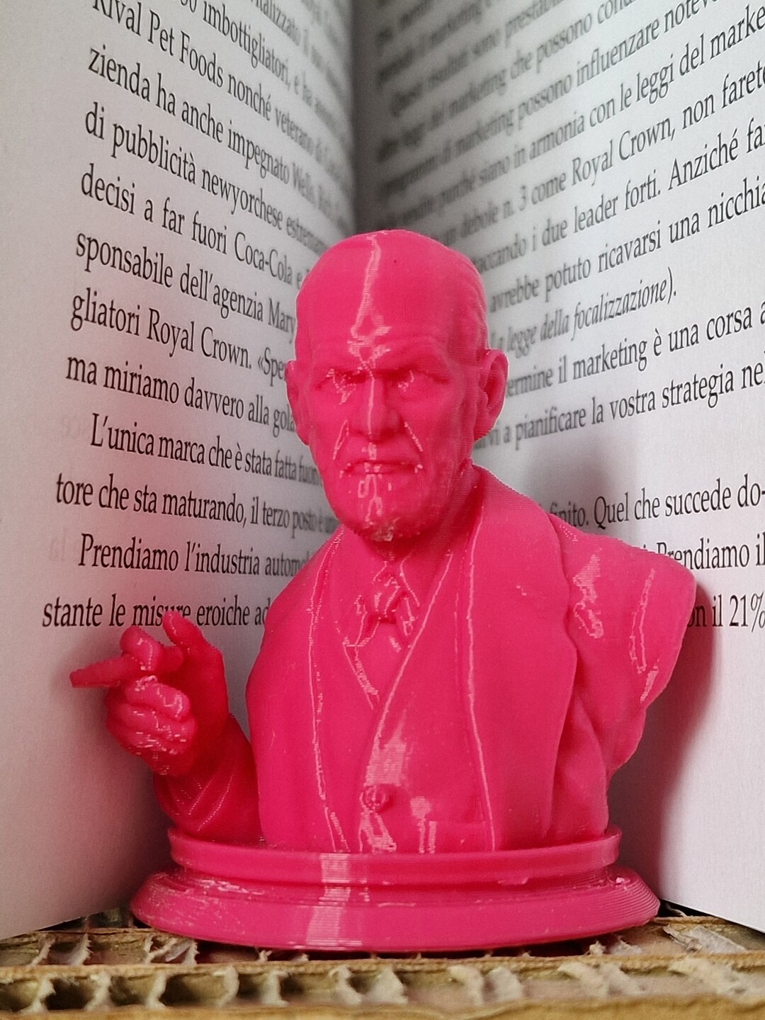 3D Printed Sigmund Freud Statue - Unique Psychologist Gift | Psychology ...