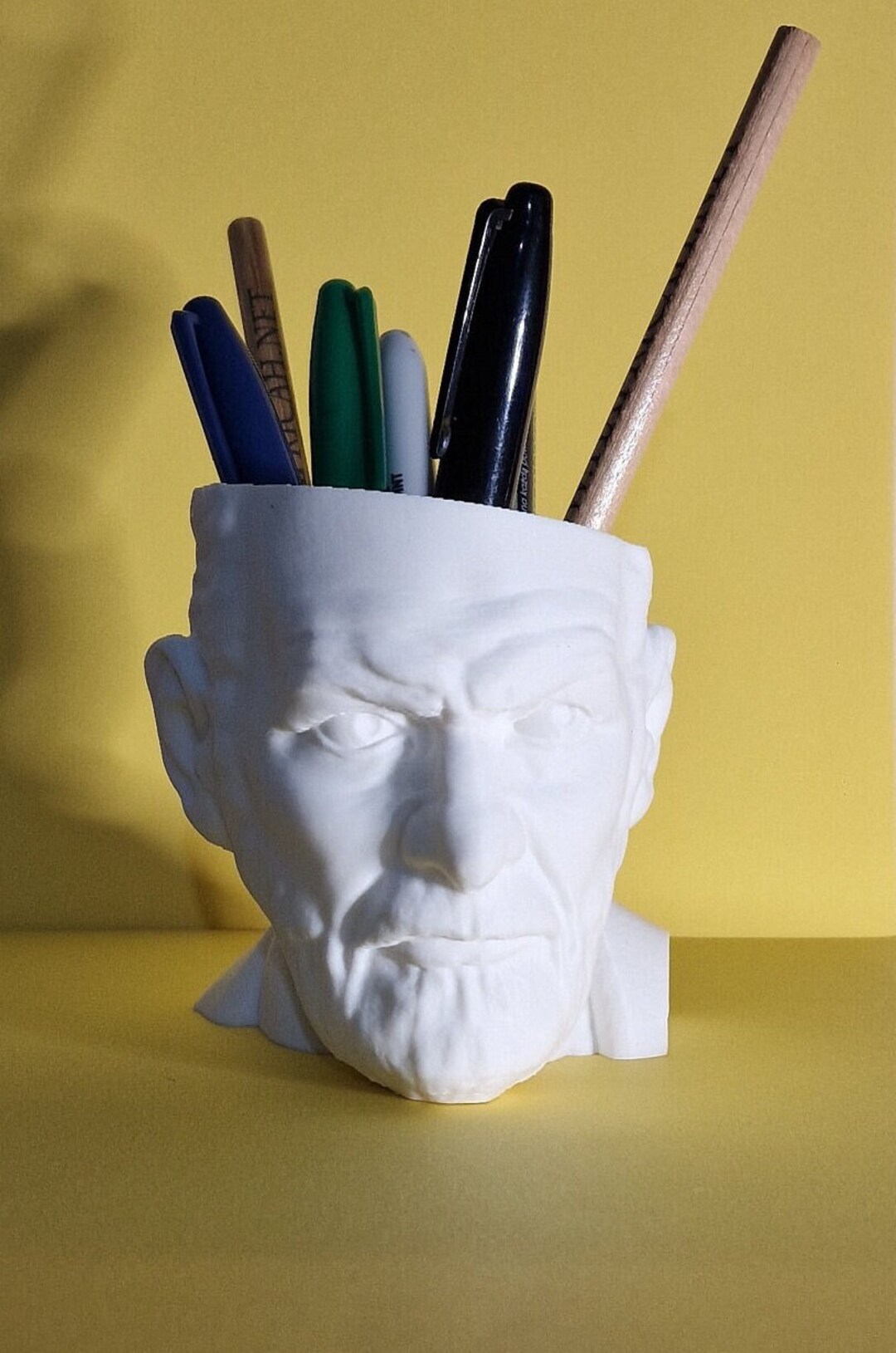 Freud Pen Holder Vase: A 3D Printed Tribute to Psychoanalysis - Etsy