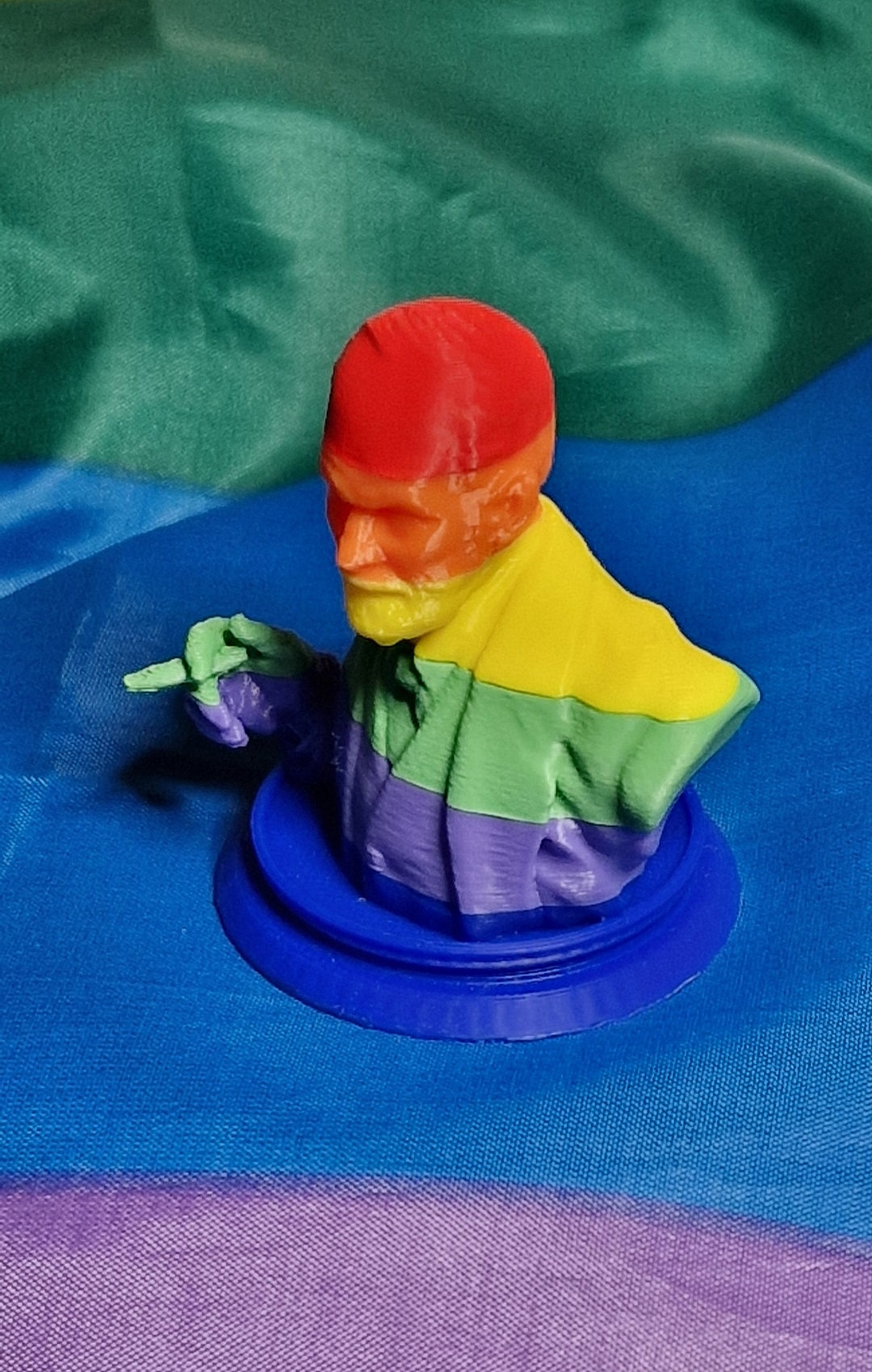 Proud Statue of Sigmund Freud LGBT Gift Rainbow and Pride Statue - Etsy