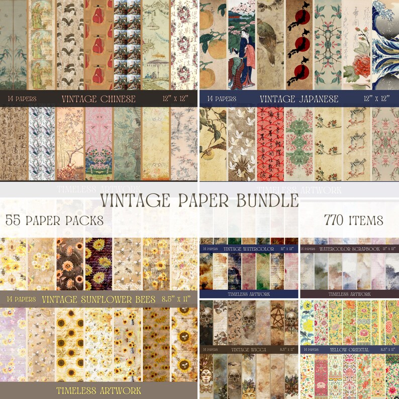 Vintage Paper Bundle Old Journal Supplies Old Letters Paper - Etsy