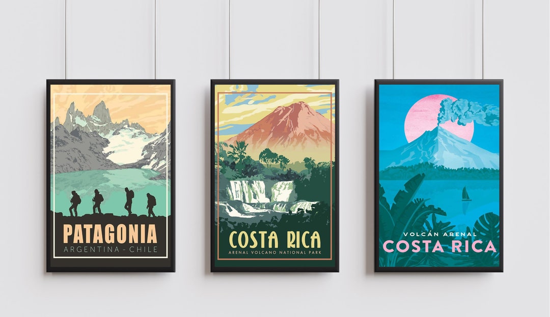 Vintage South America Posters: Stunning Posters! Retro Wall Art / South ...