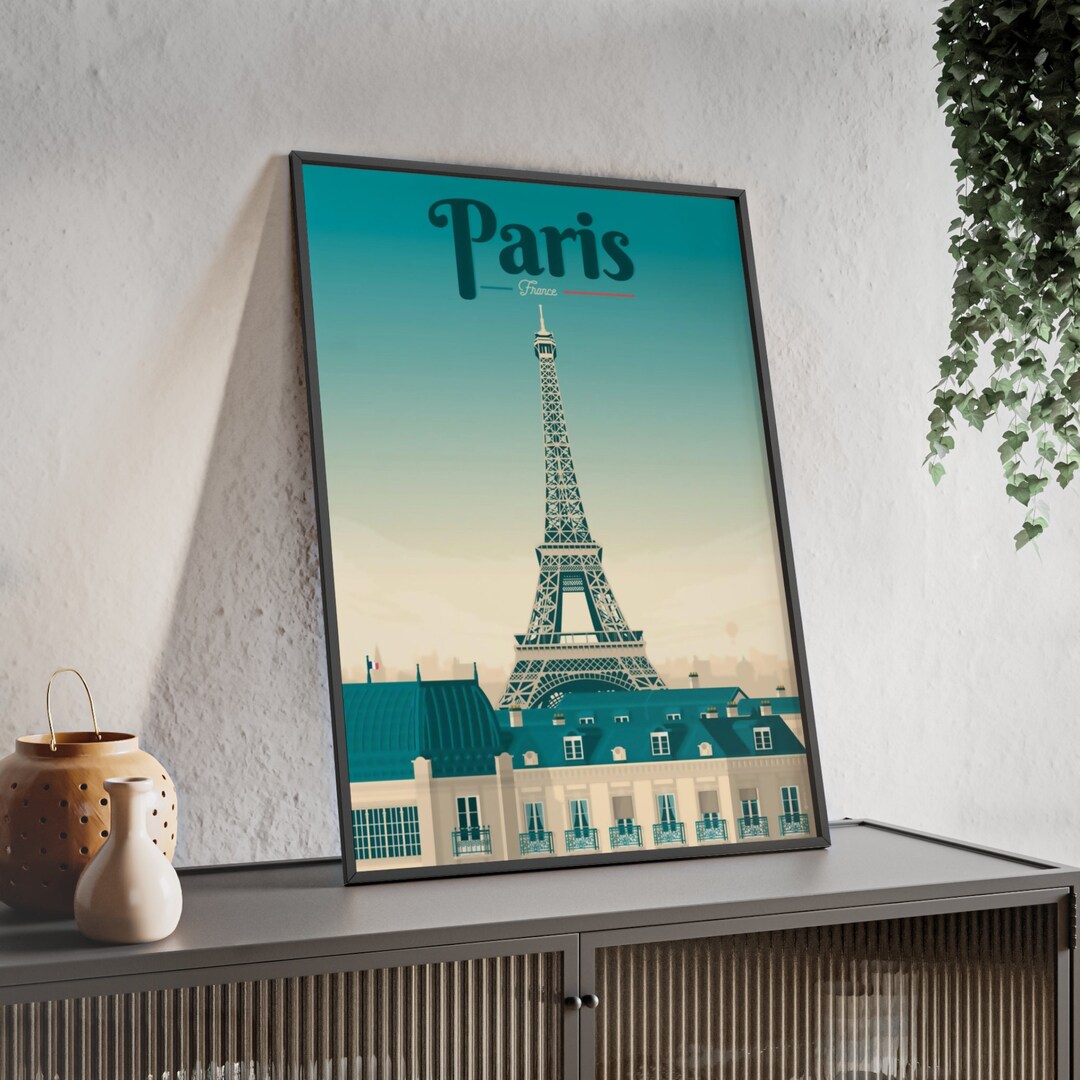 Paris Travel Poster / Paris Gifts / Eiffel Tower / Paris Poster / Paris ...