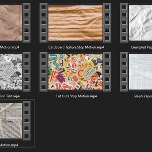 Paper Texture Stop Motion Background for Video Editing - Etsy