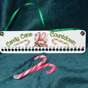 Candy Cane Advent Calendar Christmas Countdown - Etsy UK