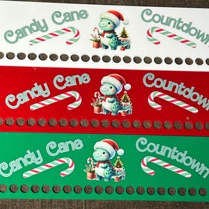 Candy Cane Advent Calendar Christmas Countdown - Etsy UK