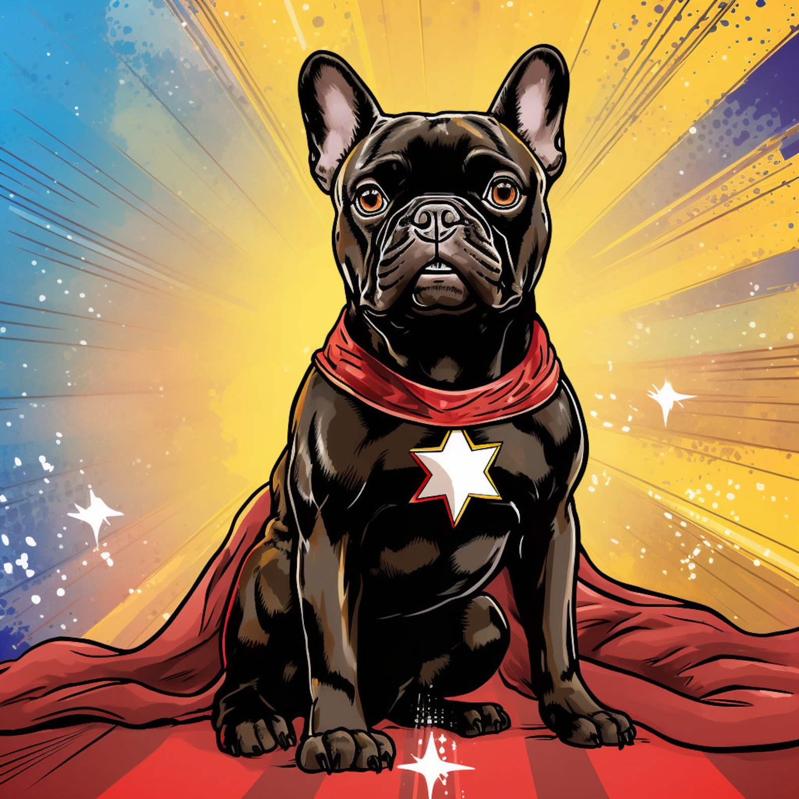 Custom Superhero Pet Portrait, * One Dog per Fee * Digital Only Comic ...
