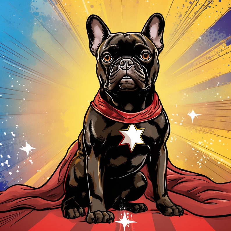 Custom Superhero Pet Portrait, * One Dog per Fee * Digital Only Comic ...