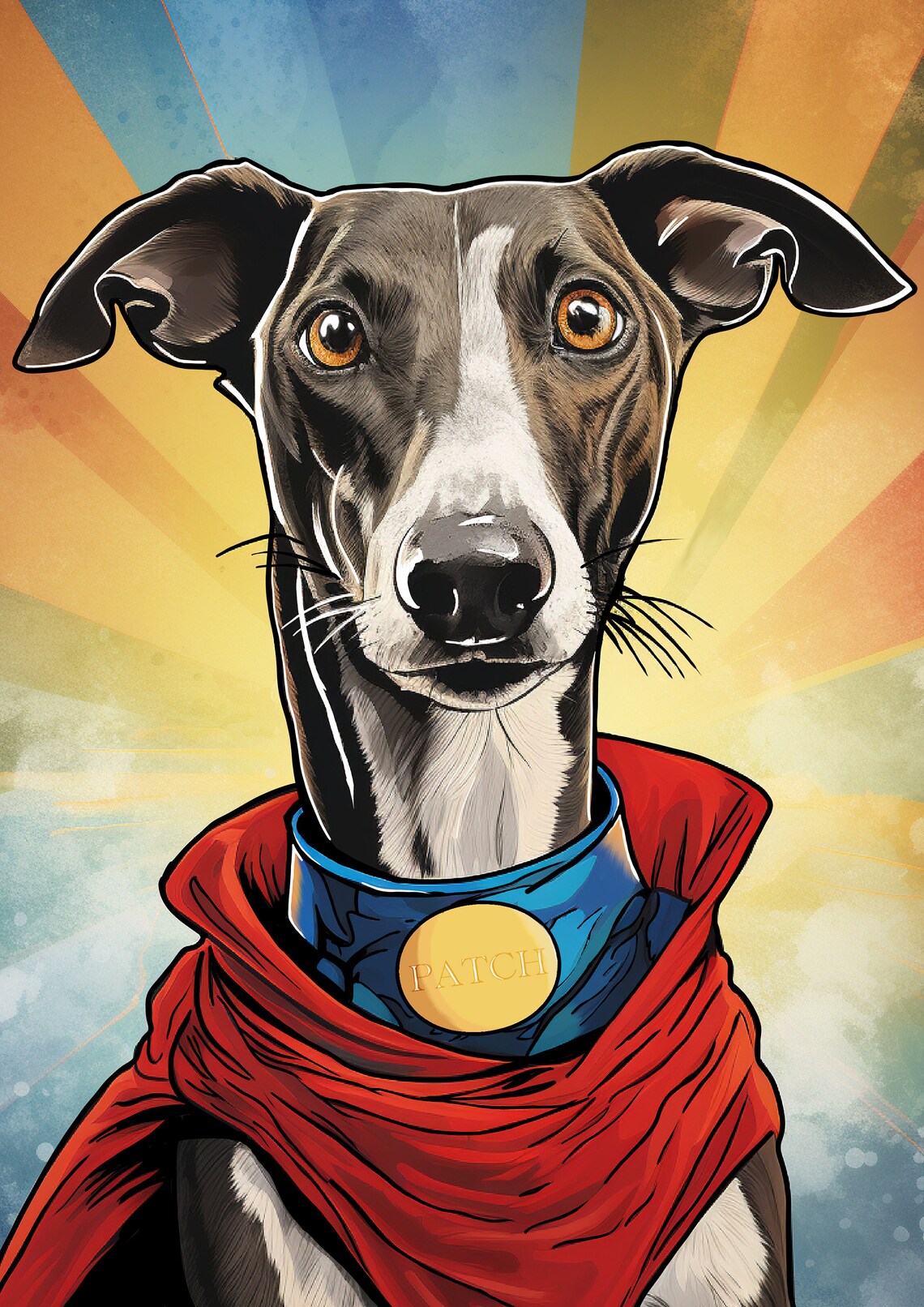 Custom Superhero Pet Portrait, * One Dog per Fee * Digital Only Comic ...