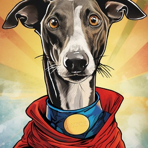 Custom Superhero Pet Portrait, * One Dog per Fee * Digital Only Comic ...