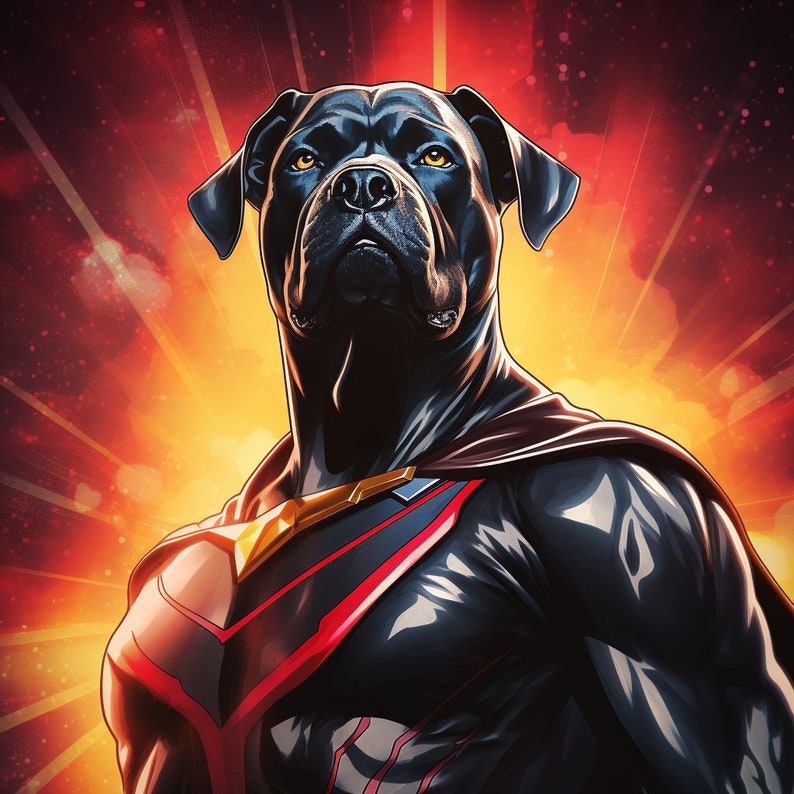 Custom Superhero Pet Portrait, * One Dog per Fee * Digital Only Comic ...