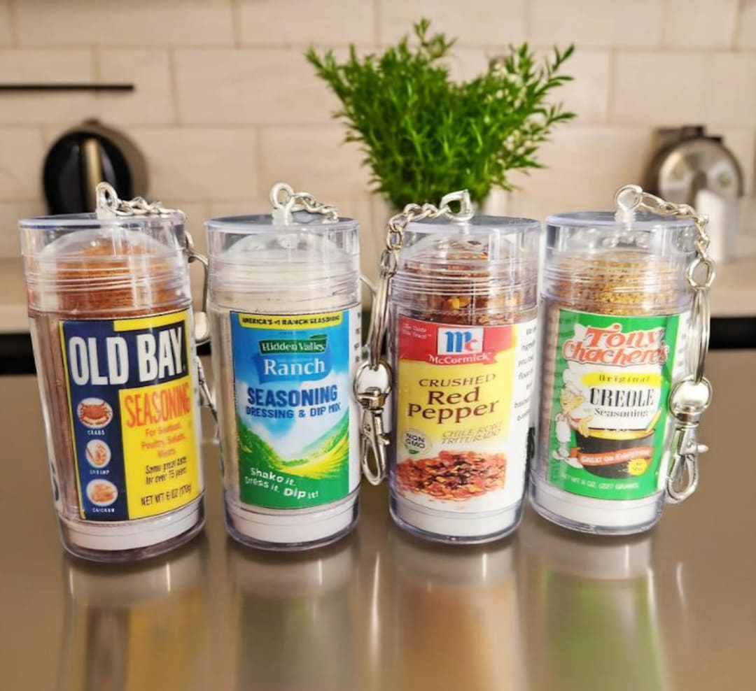 Mini Spice Keychain, Portable Seasoning Jars, Travel Gift - Etsy