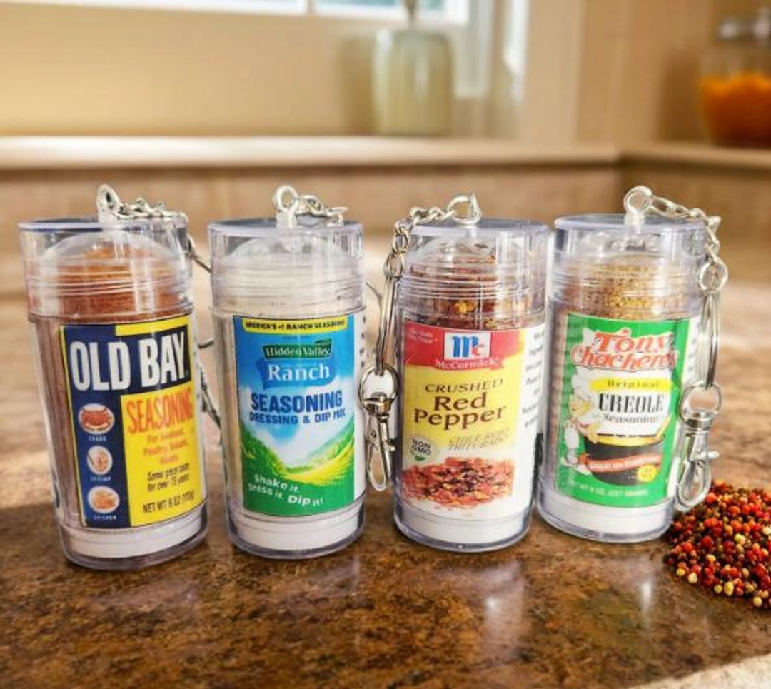 Mini Spice Keychain, Portable Seasoning Jars, Travel Gift - Etsy