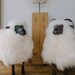 Large Couple Ram & Sheep Chair Made of Natural White Sheep Fur in the ...
