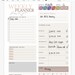 Clean and Simple Digital Weekly Planner, 52 Week Planner, Habit and ...