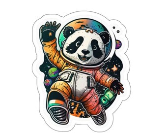 Space Panda Galactic Kawaii Inspired Sticker Vinyl Decal - Etsy