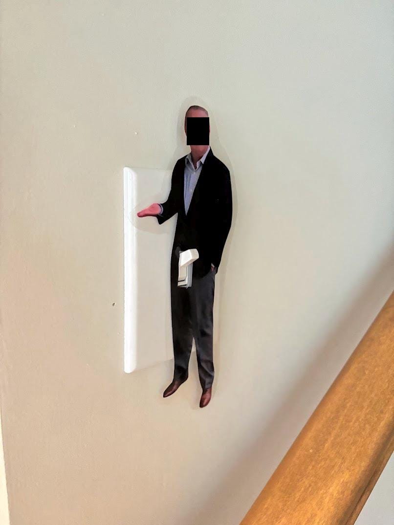 Personalized Light Switch Prank Gift – Send Your Full-body Photo ...