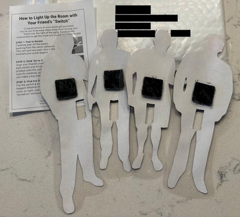 Personalized Light Switch Prank Gift – Send Your Full-body Photo ...
