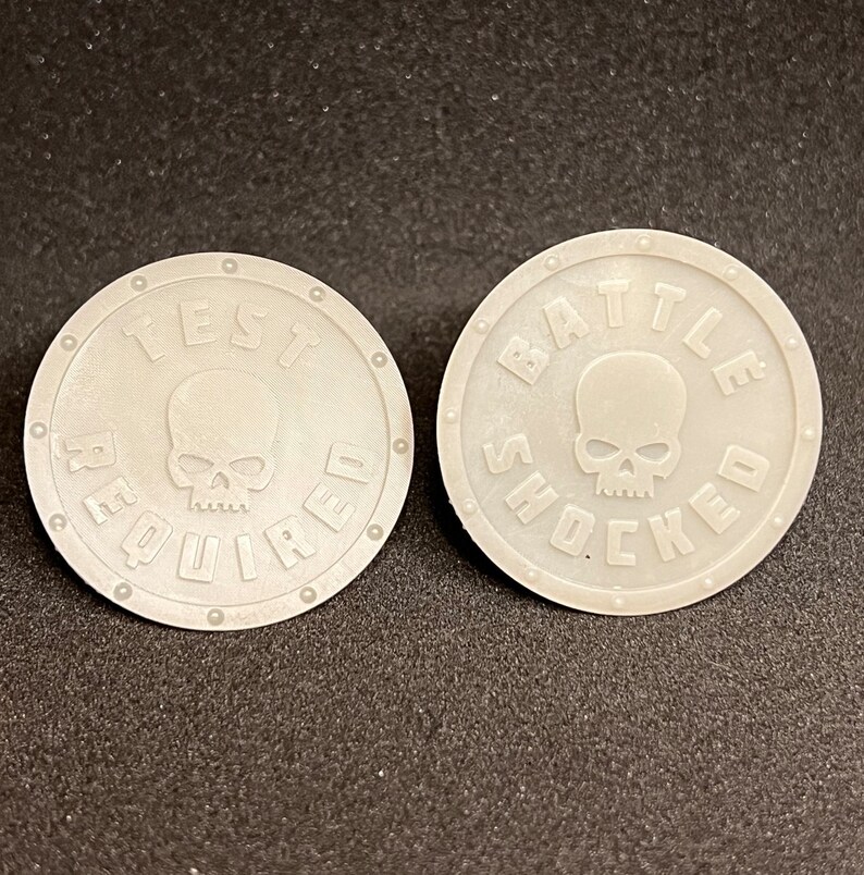 Custom Battle-shock Tokens 10th Edition Ready - Etsy