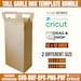 Tall Gable Box Template Bundle: Party Favor & Gift Box (digital ...