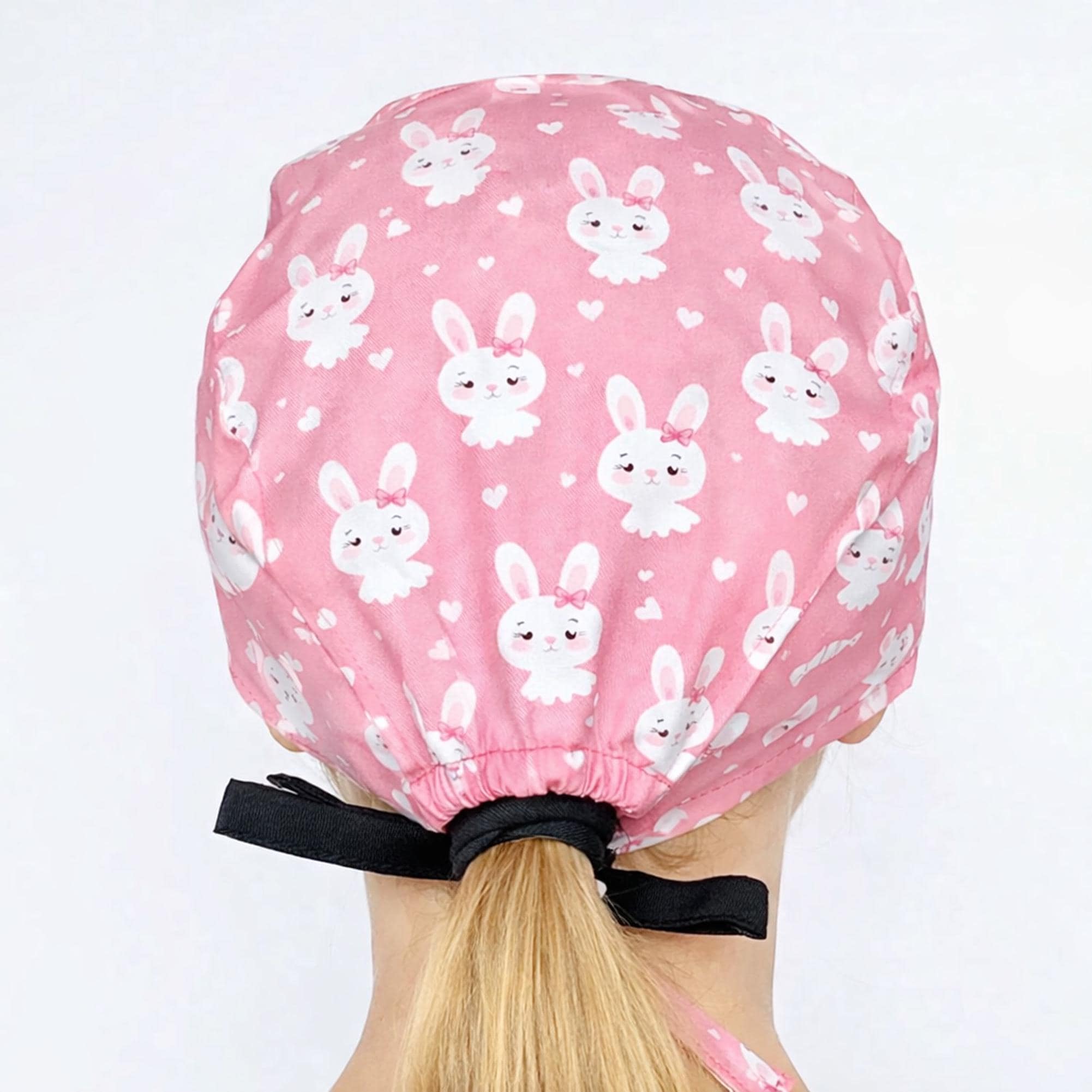 Scrub Cap Sewing Pattern PDF | Ponytail & Tieback Medical Hat ...