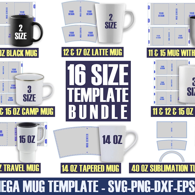 Large Tapered Coffee Mug - Etsy