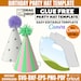 Editable Birthday Party Hat Template: Canva & Cricut (digital Download ...