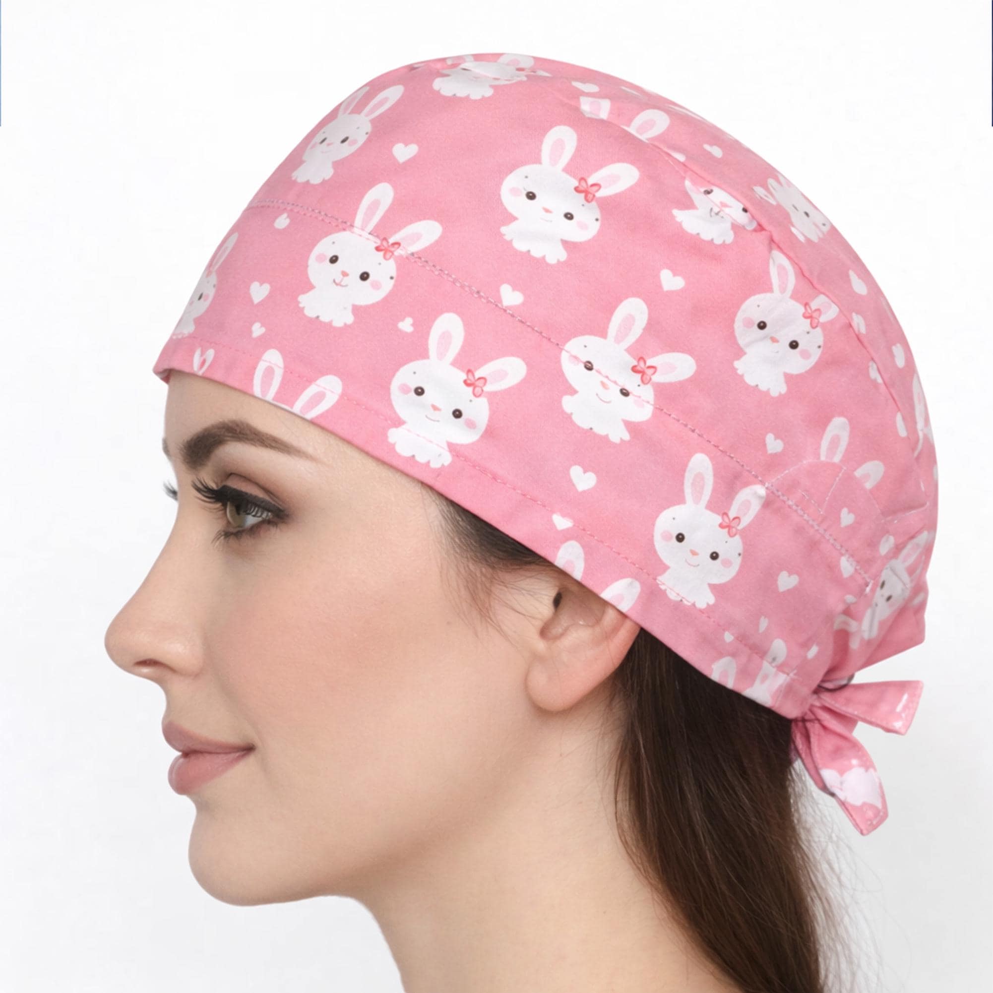Scrub Cap Sewing Pattern PDF | Ponytail & Tieback Medical Hat ...