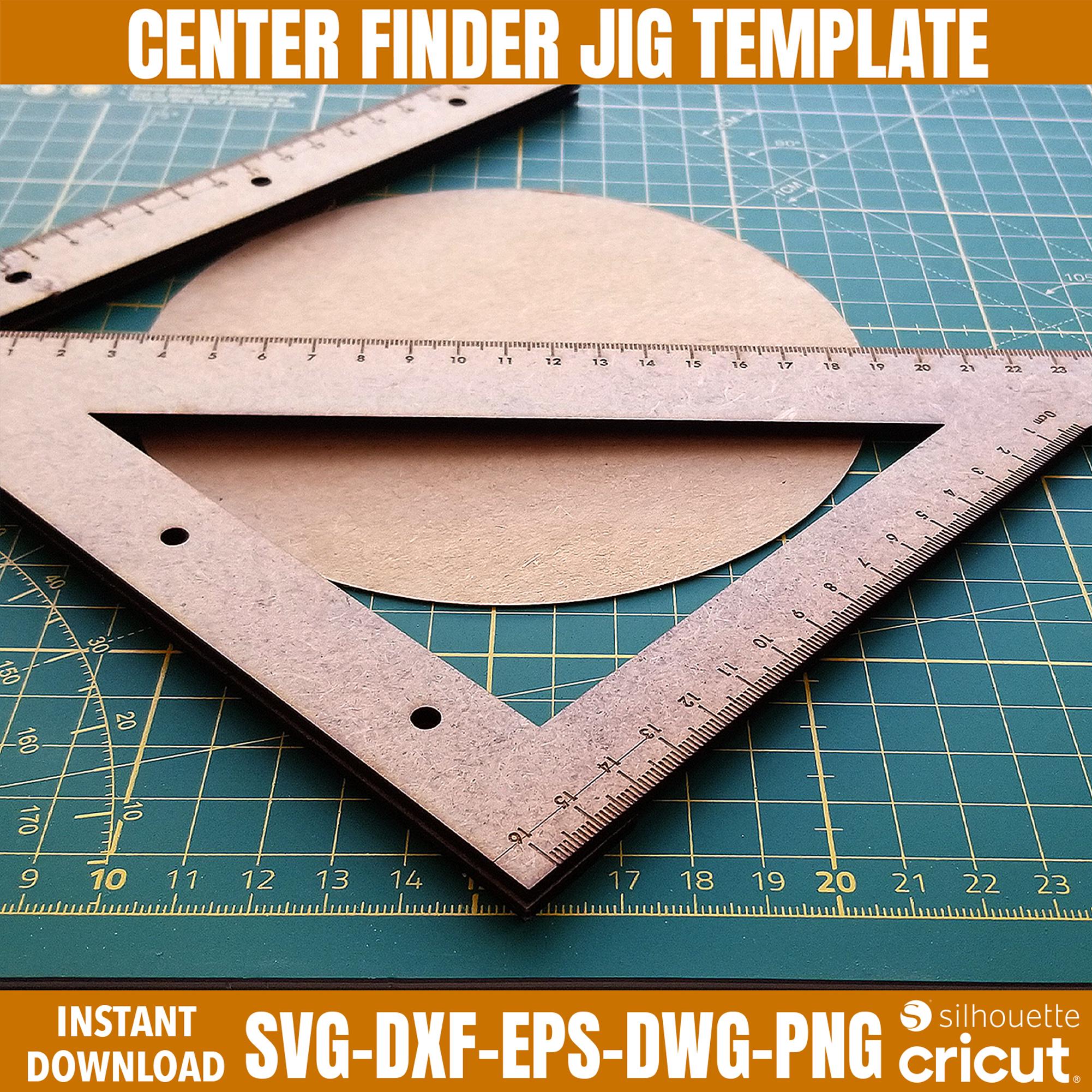Center Finder Jig Template: Laser Cut Grid (digital File) - Etsy