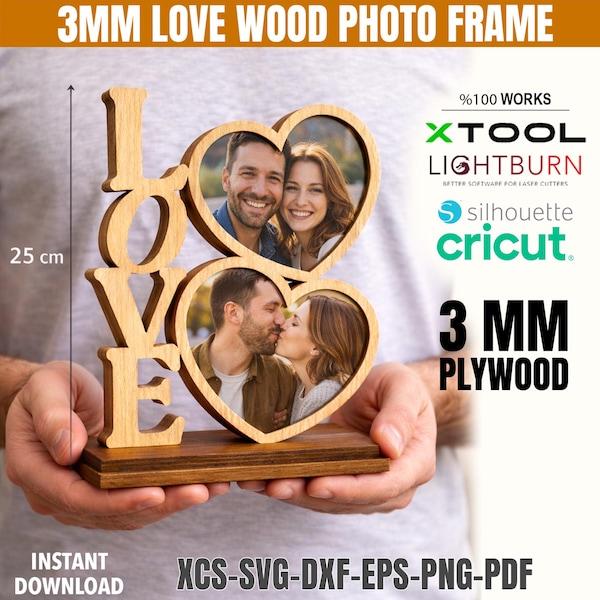 Cnc Love Frame - Etsy