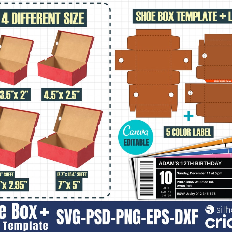 Shoe Box - Etsy