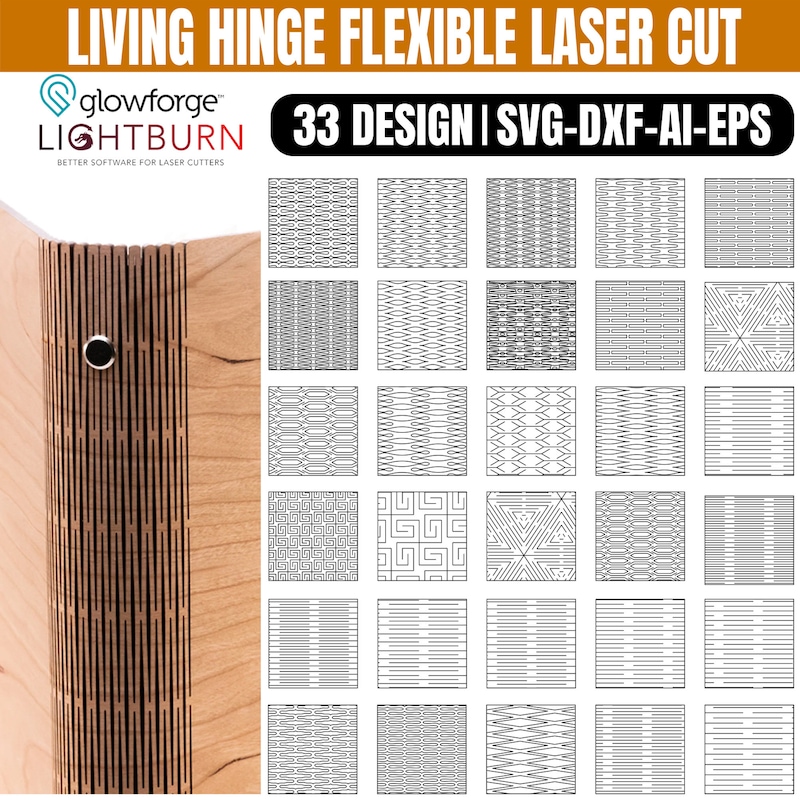 Dxf Cut Files Hinges - Etsy