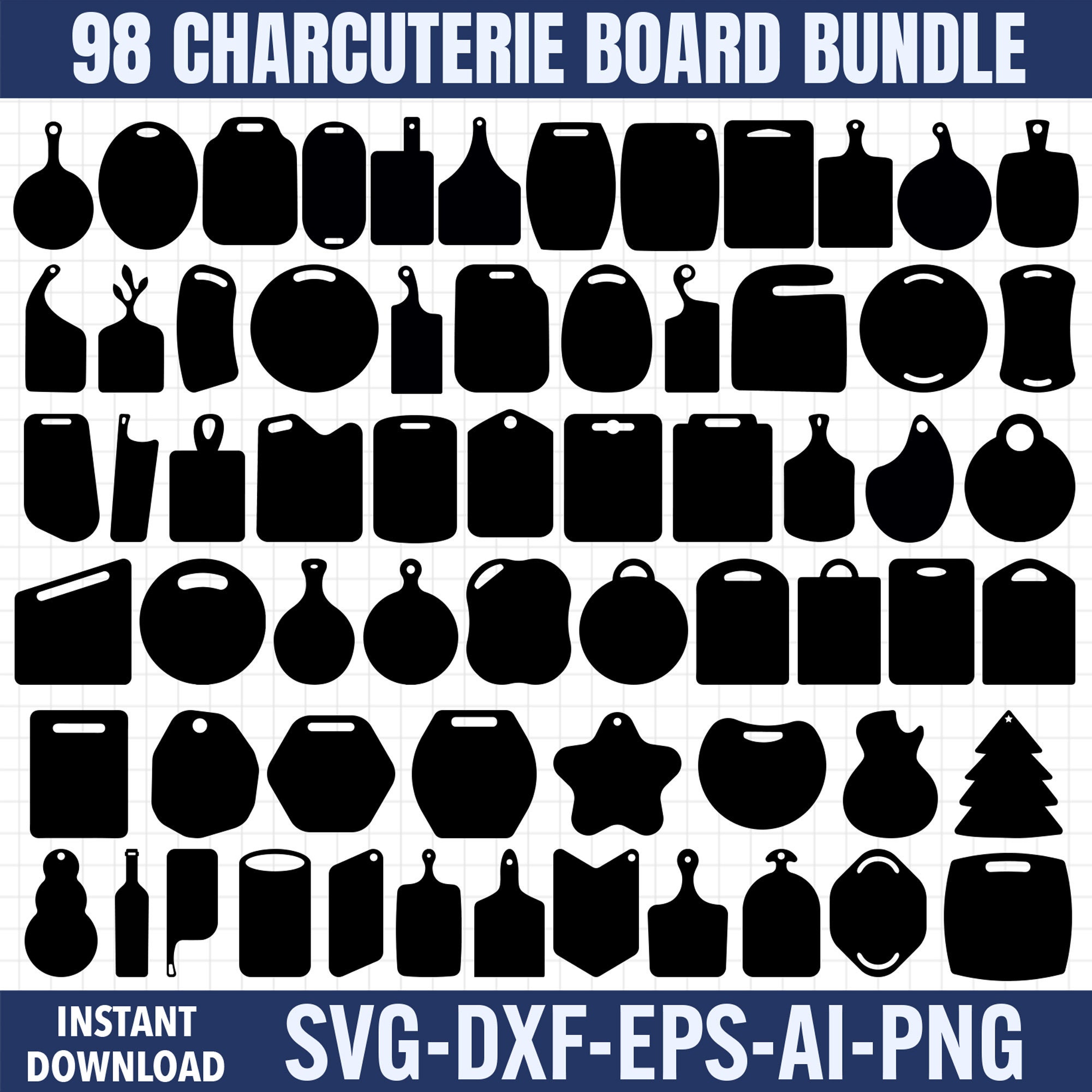 Cutting Board Svg Charcuterie Board Svg Cheese Board Svg - Etsy UK