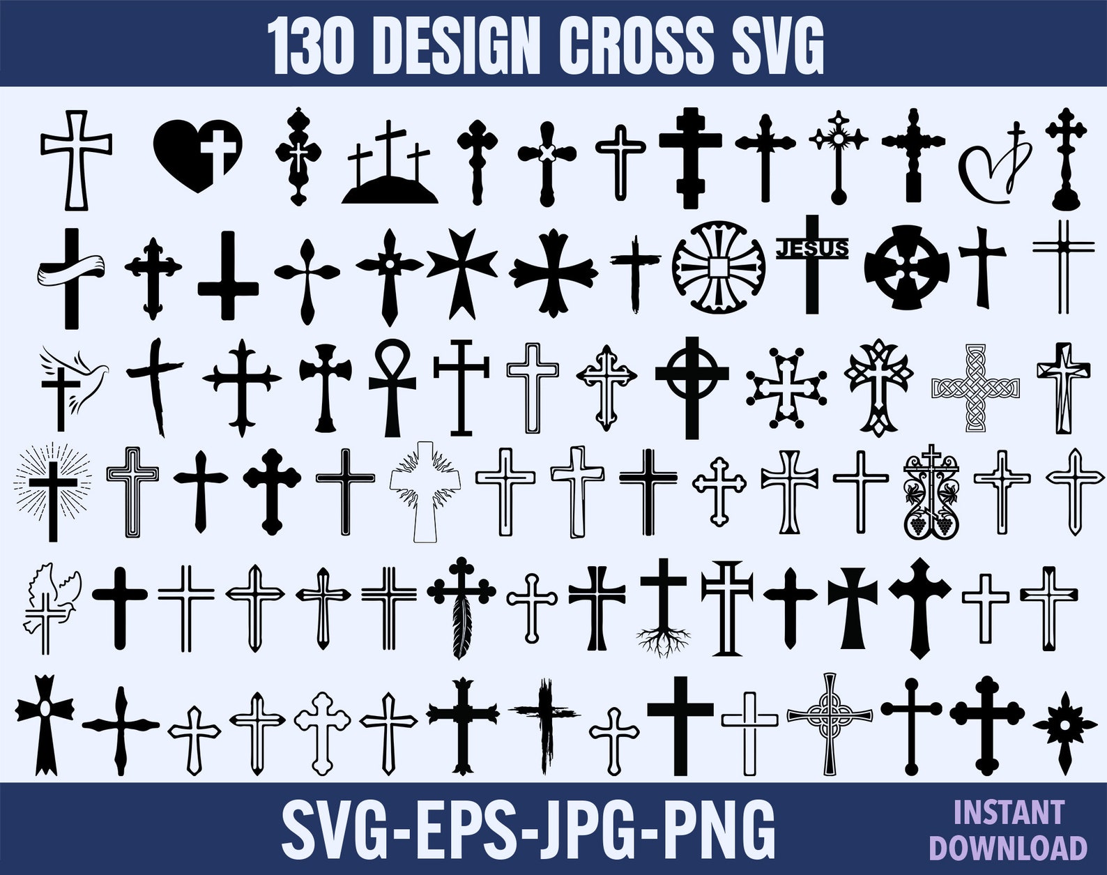 Paquete Cross Svg, Jesús Cruz svg, Christian svg, Fe svg, Jesús Svg ...